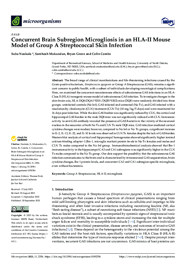 (PDF) Concurrent Brain Subregion Microgliosis in an HLA-II Mouse Model ...