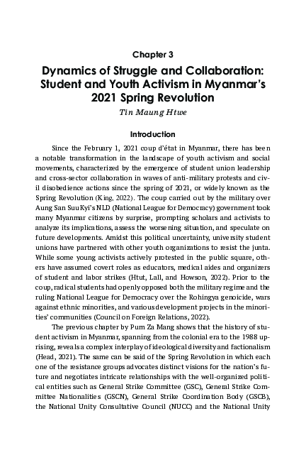 (PDF) Dynamics of Struggle and Collaboration: Student and Youth ...