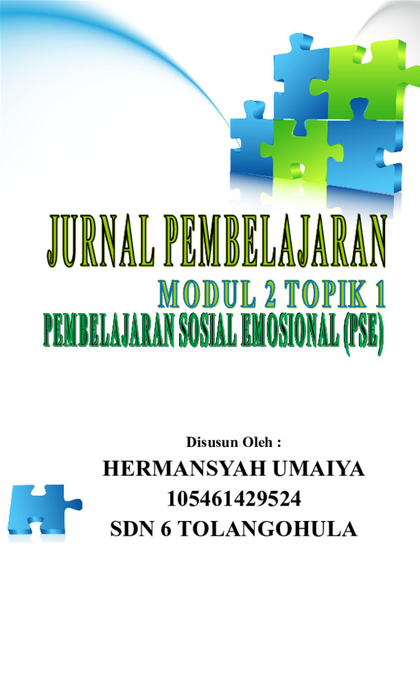 (PDF) JURNAL PEMBELAJARAN MODUL 2 PEMBELAJARAN SOSIAL EMOSIONAL (PSE) - HERMANSYAH UMAIYA