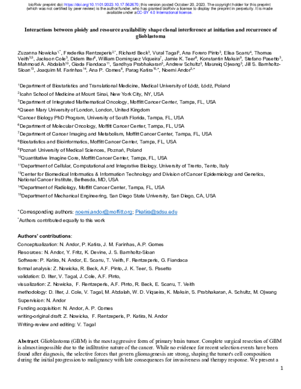 (PDF) Interactions between ploidy and resource availability shape ...