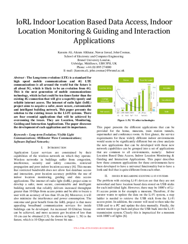 (PDF) IoRL Indoor Location Based Data Access, Indoor Location ...