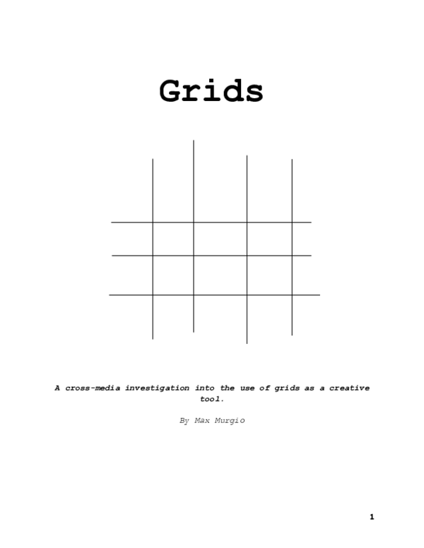 (PDF) Grids: A cross-media investigation into the use of grids as a ...