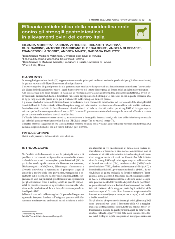 (PDF) Anthelmintic efficacy of an oral formulation of moxidectin ...