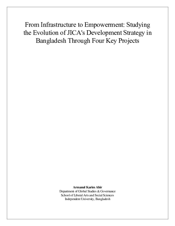(PDF) From Infrastructure to Empowerment: Studying the Evolution of ...