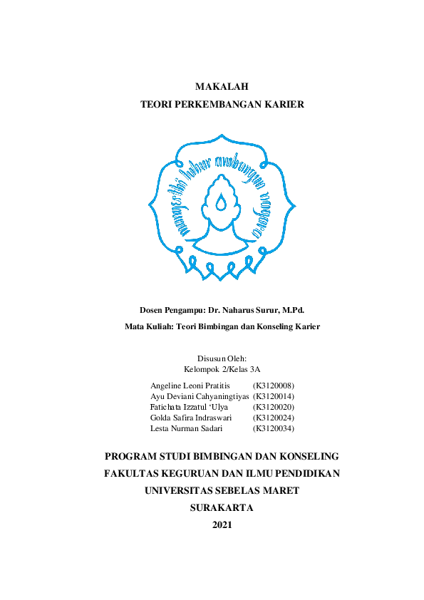 (PDF) Makalah Kelompok 2 Teori Perkembangan Karier