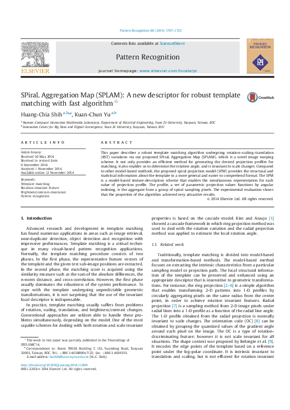 (PDF) SPiraL Aggregation Map (SPLAM): A new descriptor for robust ...