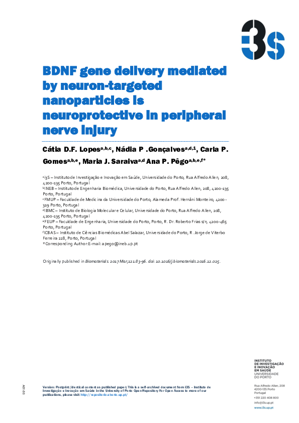 (PDF) BDNF gene delivery mediated by neuron-targeted nanoparticles is ...