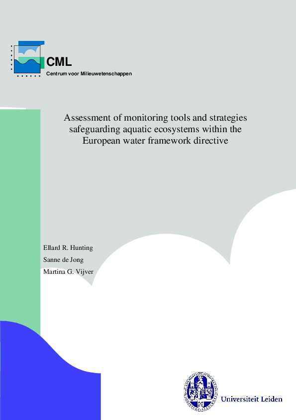(PDF) Assessment of monitoring tools and strategies safeguarding ...