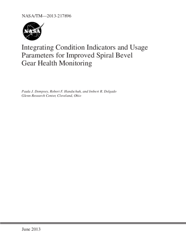(PDF) Integrating Condition Indicators and Usage Parameters for ...