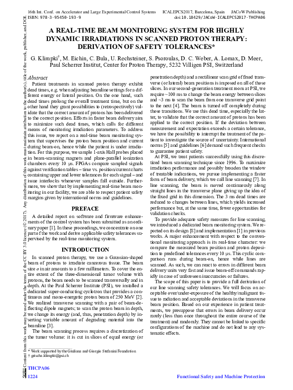 (PDF) A Real-Time Beam Monitoring System for Highly Dynamic ...