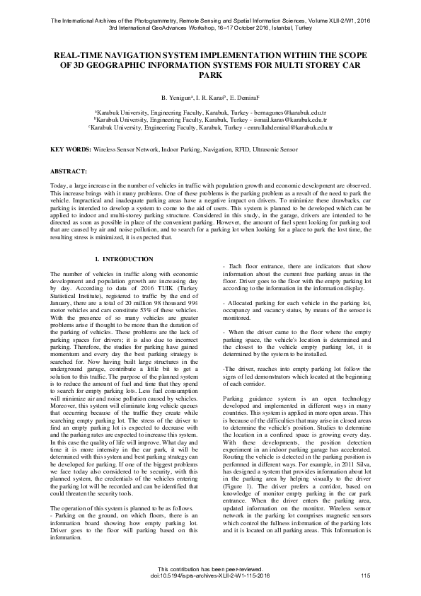 (PDF) Real-Time Navigation System Implementation Within the Scope of 3D Geographic Information ...