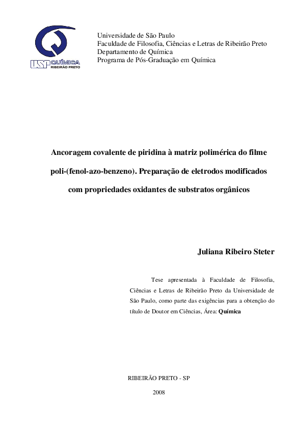 (PDF) Ancoragem covalente de piridina à matriz polimérica do filme poli ...