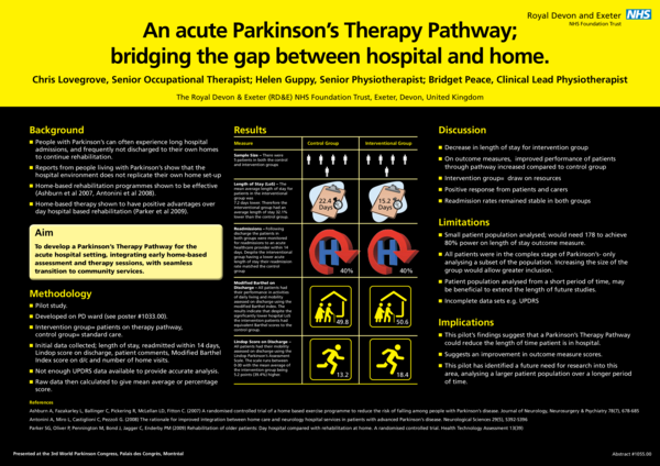 (PDF) An acute Parkinson's Therapy Pathway: bridging the gap between ...