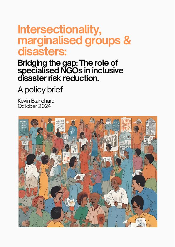 (PDF) Intersectionality, marginalised groups & disasters: Bridging the ...