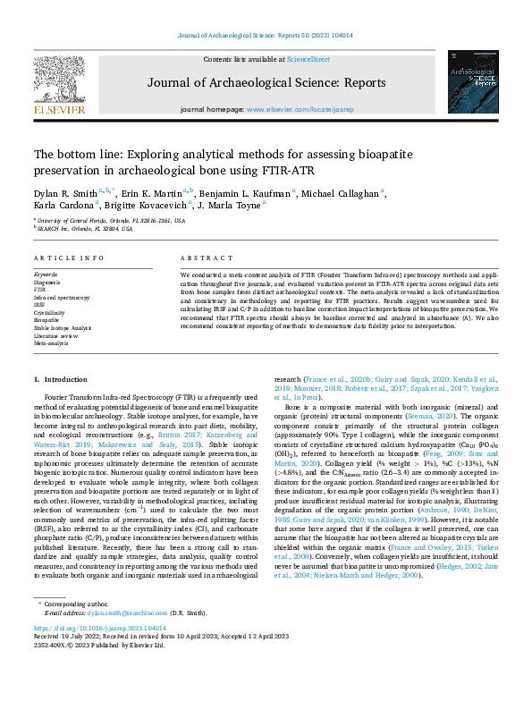 (PDF) The bottom line: Exploring analytical methods for assessing ...