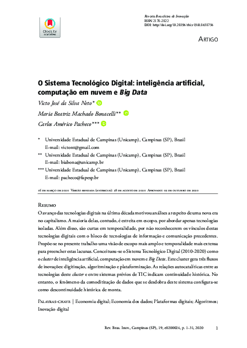 (PDF) O sistema tecnológico digital