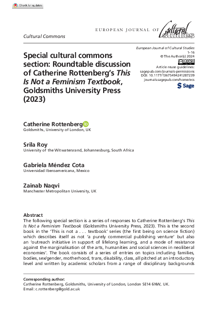 (PDF) Special cultural commons section: Roundtable discussion of ...