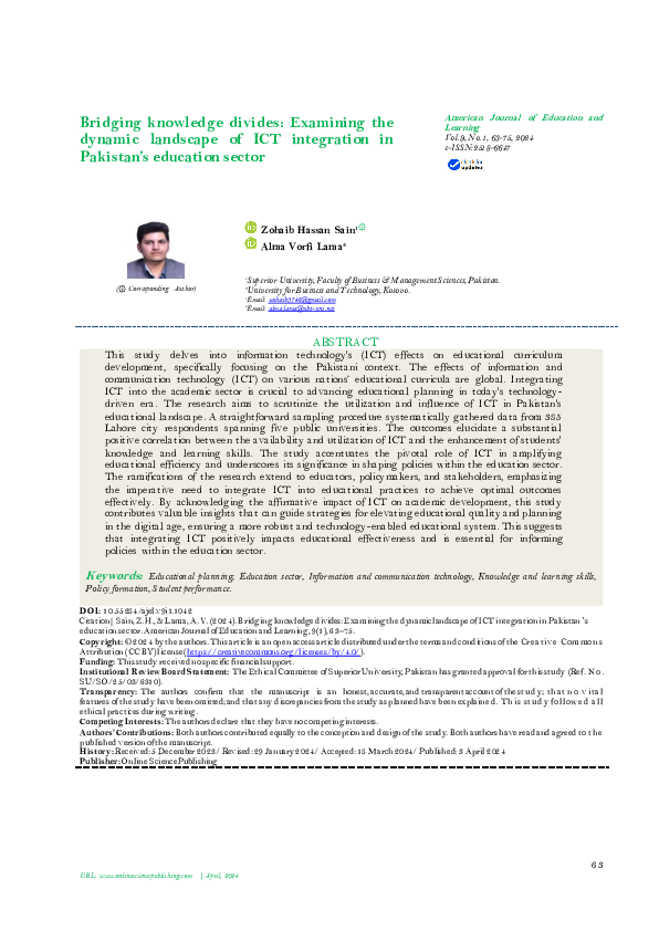(PDF) Bridging knowledge divides: Examining the dynamic landscape of ...