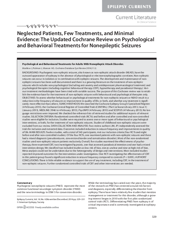 (PDF) Neglected Patients, Few Treatments, and Minimal Evidence: The ...