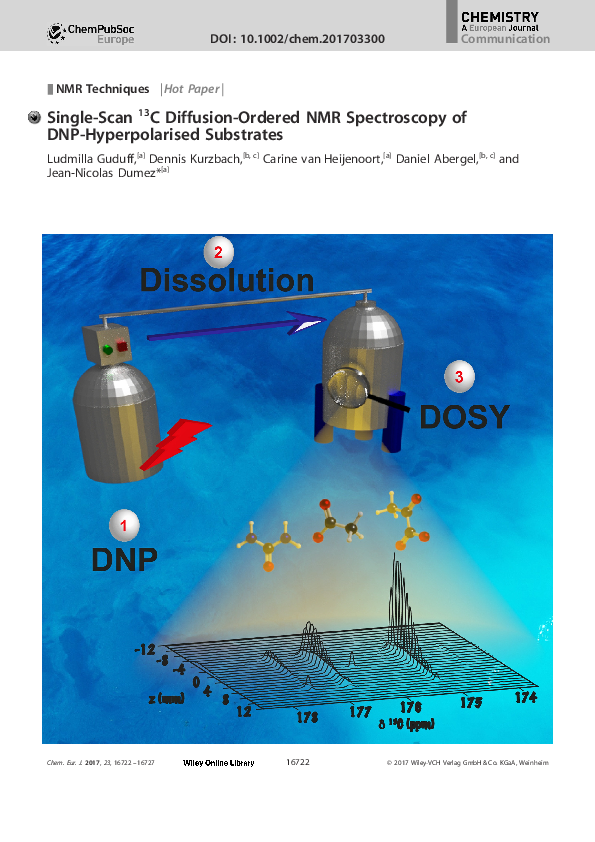 (PDF) Frontispiece: Single-Scan 13 C Diffusion-Ordered NMR Spectroscopy ...