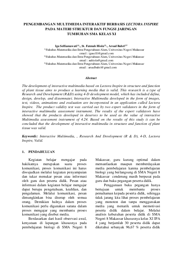 (PDF) Pengembangan Multimedia Interaktif Berbasis Lectora Inspire Pada ...