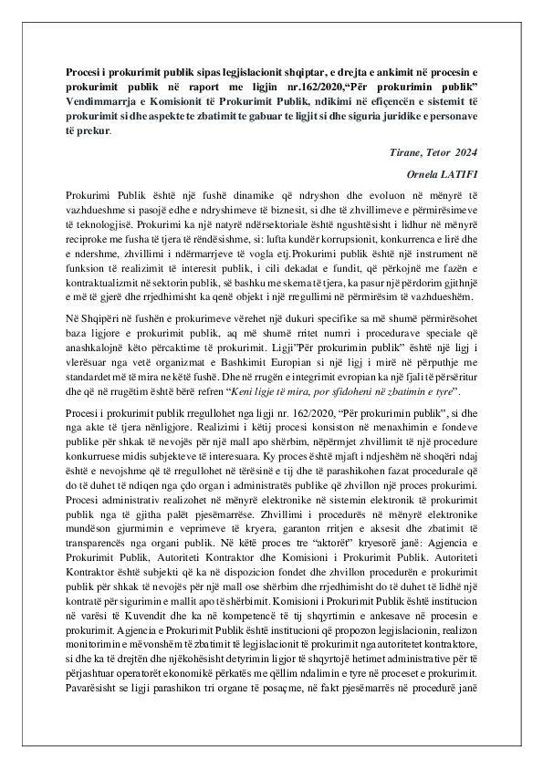 (PDF) Prokurimi publik ligji nr 162 2020