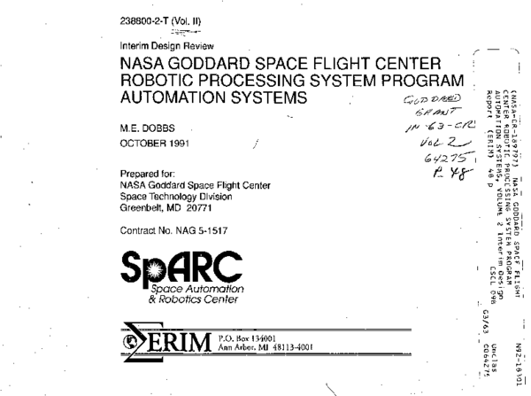 (PDF) NASA Goddard Space Flight Center Robotic Processing System ...