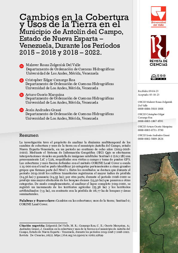 (PDF) Cambios en la cobertura y usos de la tierra en el municipio de Antolín del Campo, estado ...