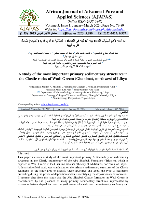(PDF) A study of the most important primary sedimentary structures in ...