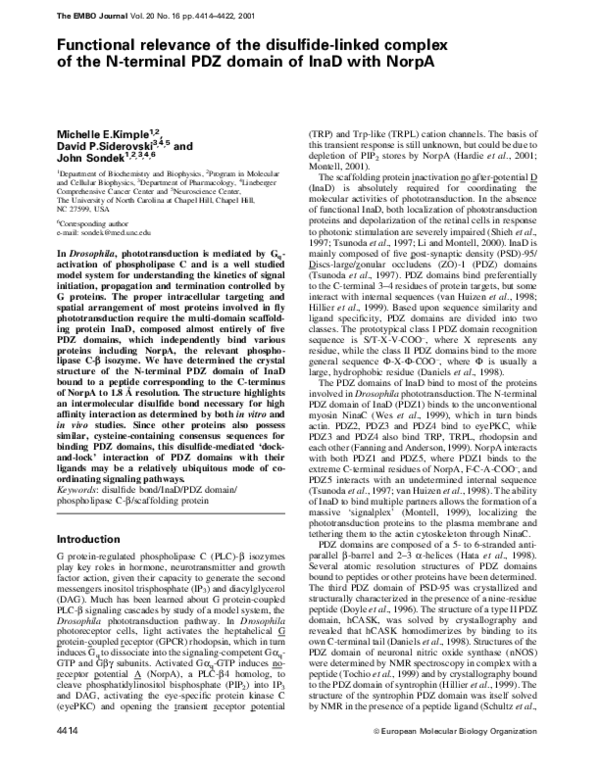 (PDF) Functional relevance of the disulfide-linked complex of the N ...