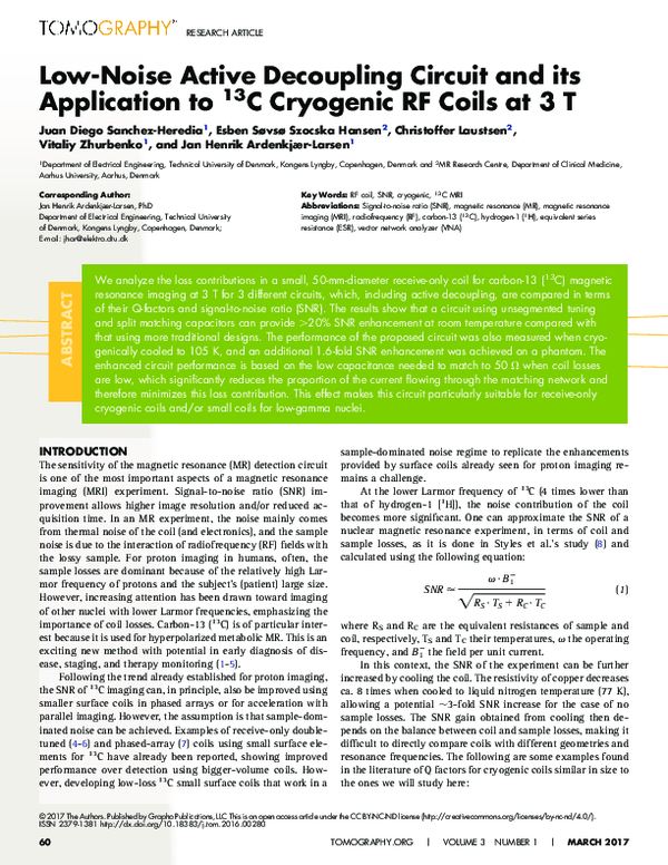 (PDF) Low-Noise Active Decoupling Circuit and its Application to 13C ...