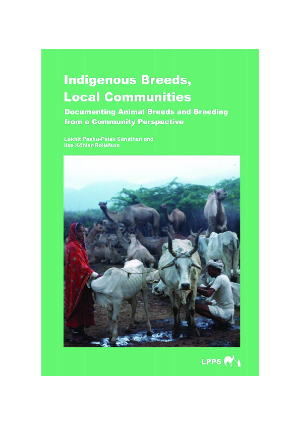 (PDF) Indigenous breeds, local communities : documenting animal breeds ...