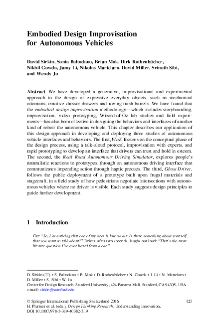 (PDF) Embodied Design Improvisation for Autonomous Vehicles