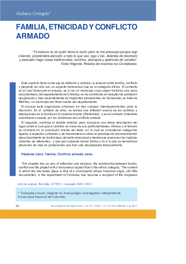 (PDF) Articulo familia etnicidad y conflicto