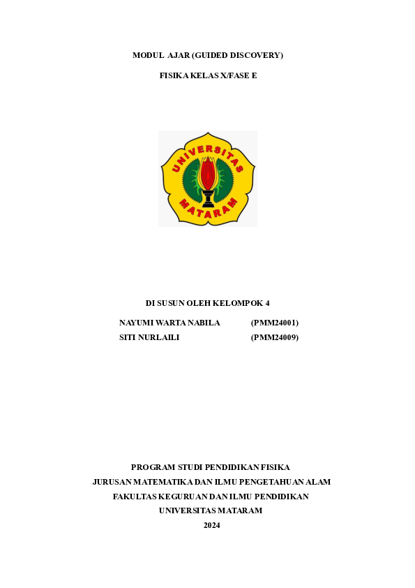 (PDF) Produk MODUL PEMBELAJARAN INTERAKTIF SBMF KLM 4 PMMUNJA