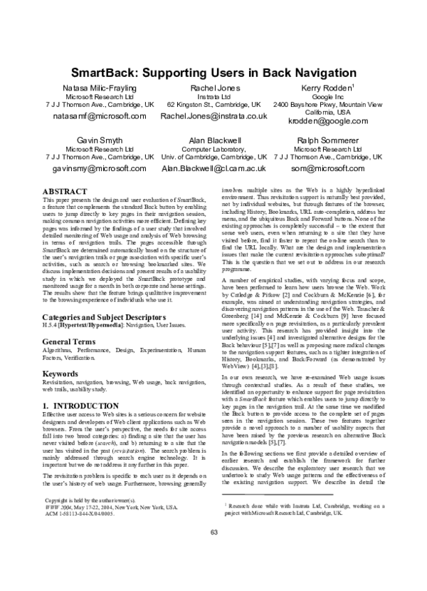 (PDF) Smartback