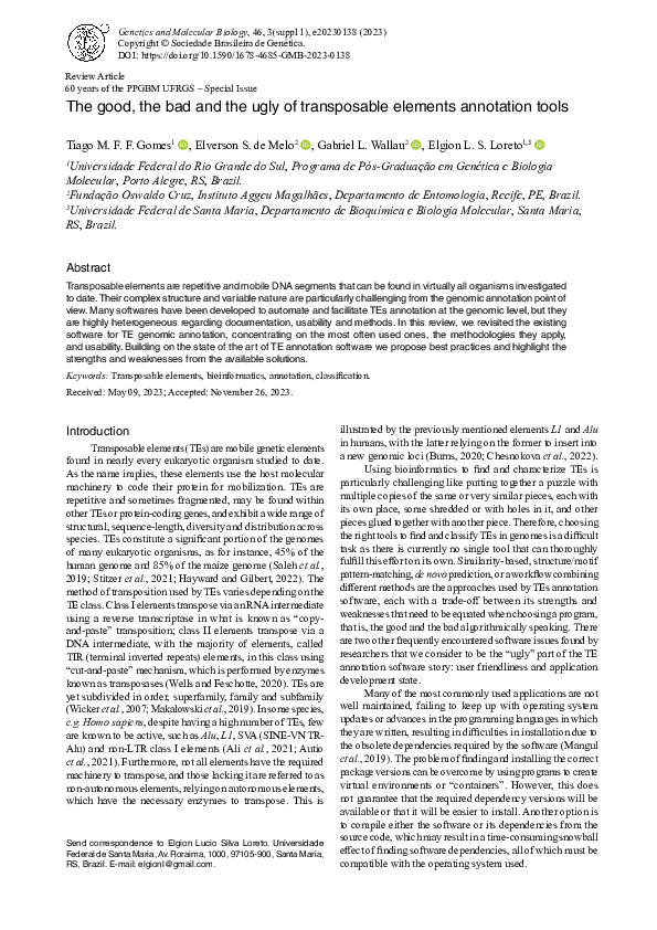(PDF) Revealing the expression profile of genes that encode the ...