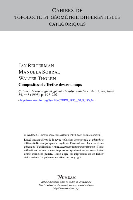 (PDF) Composites of effective descent maps