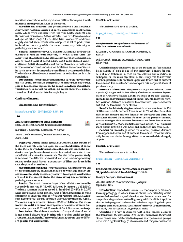 (PDF) Morphometric study of nutrient foramen of tibia in northern part ...