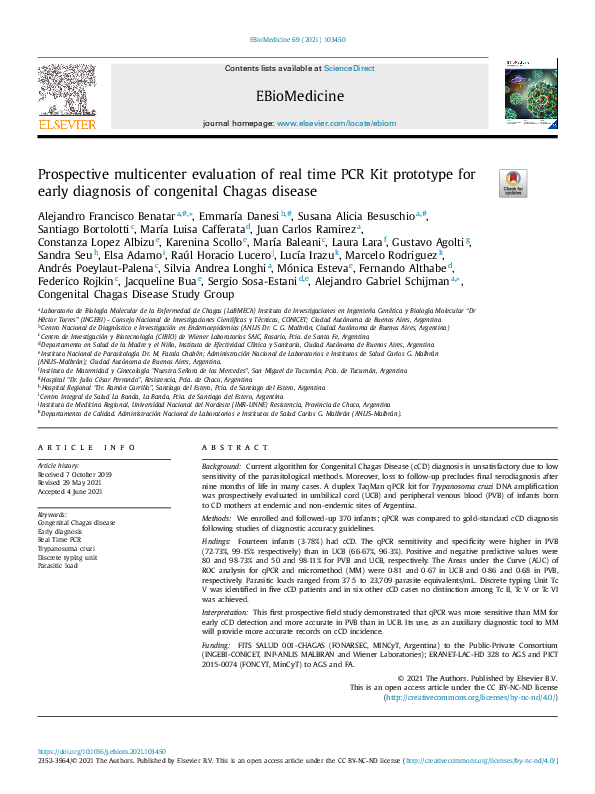 (PDF) Prospective multicenter evaluation of real time PCR Kit prototype for early diagnosis of ...