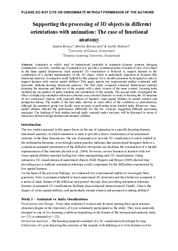 (PDF) Supporting the processing of 3D objects in different orientations ...
