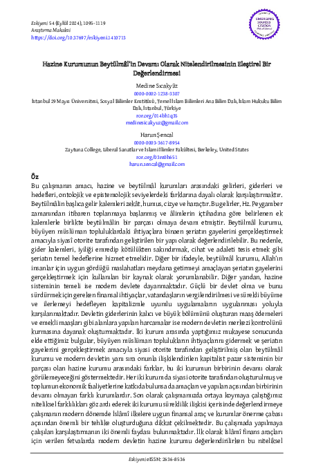 (PDF) A Critical Evaluation of the Characterization of the Treasury ...