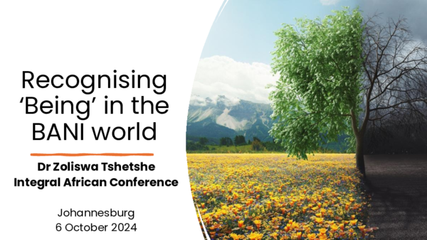 (PDF) Recognising BEING in the BANI world