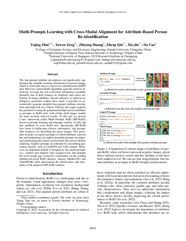 (PDF) Multi-Prompts Learning with Cross-Modal Alignment for Attribute-Based Person Re-identification