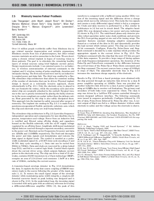 (PDF) Novel Minimally Invasive Retinal Prosthesis