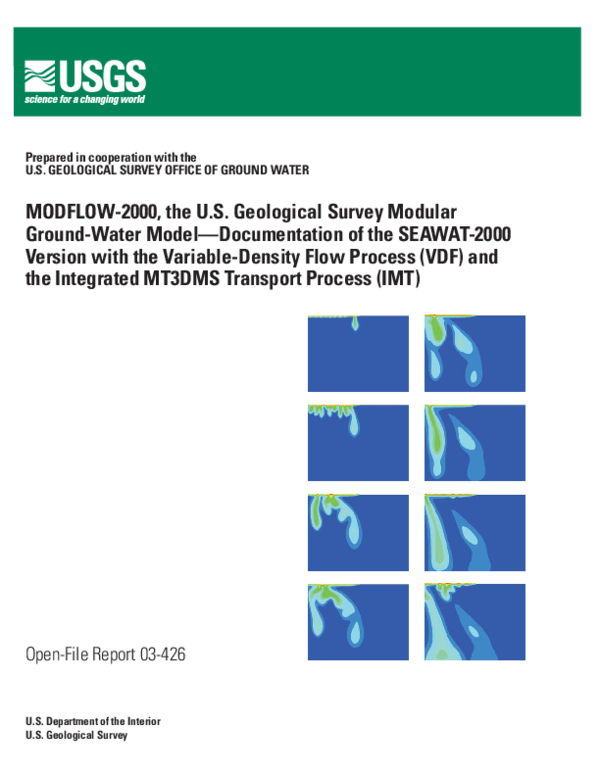 (PDF) MODFLOW-2000, the U.S. Geological Survey Modular Ground-Water Model--Documentation of the ...
