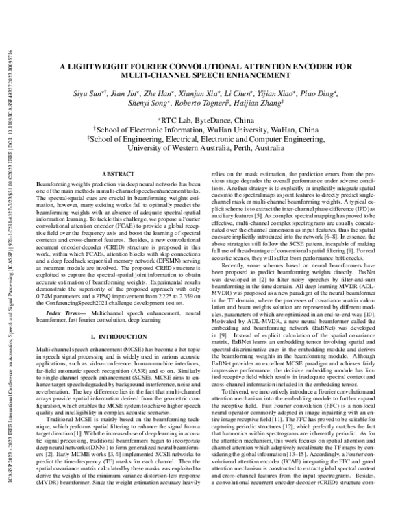 (PDF) A Lightweight Fourier Convolutional Attention Encoder for Multi ...