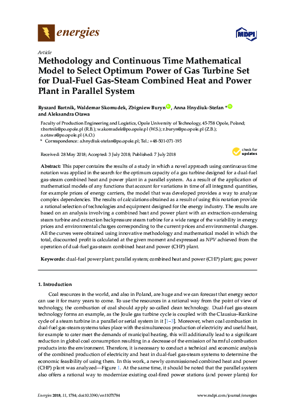 (PDF) Methodology and Continuous Time Mathematical Model to Select ...