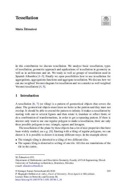 (PDF) Tessellation