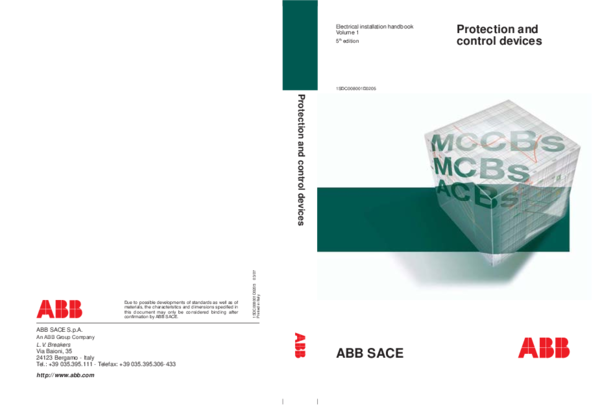 (PDF) Abb - Electrical Installation Handbook I(2007)